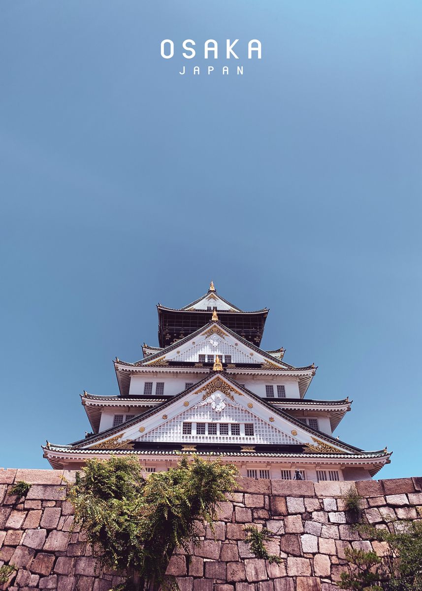 'Osaka ' Poster, picture, metal print, paint by Travel Addict | Displate