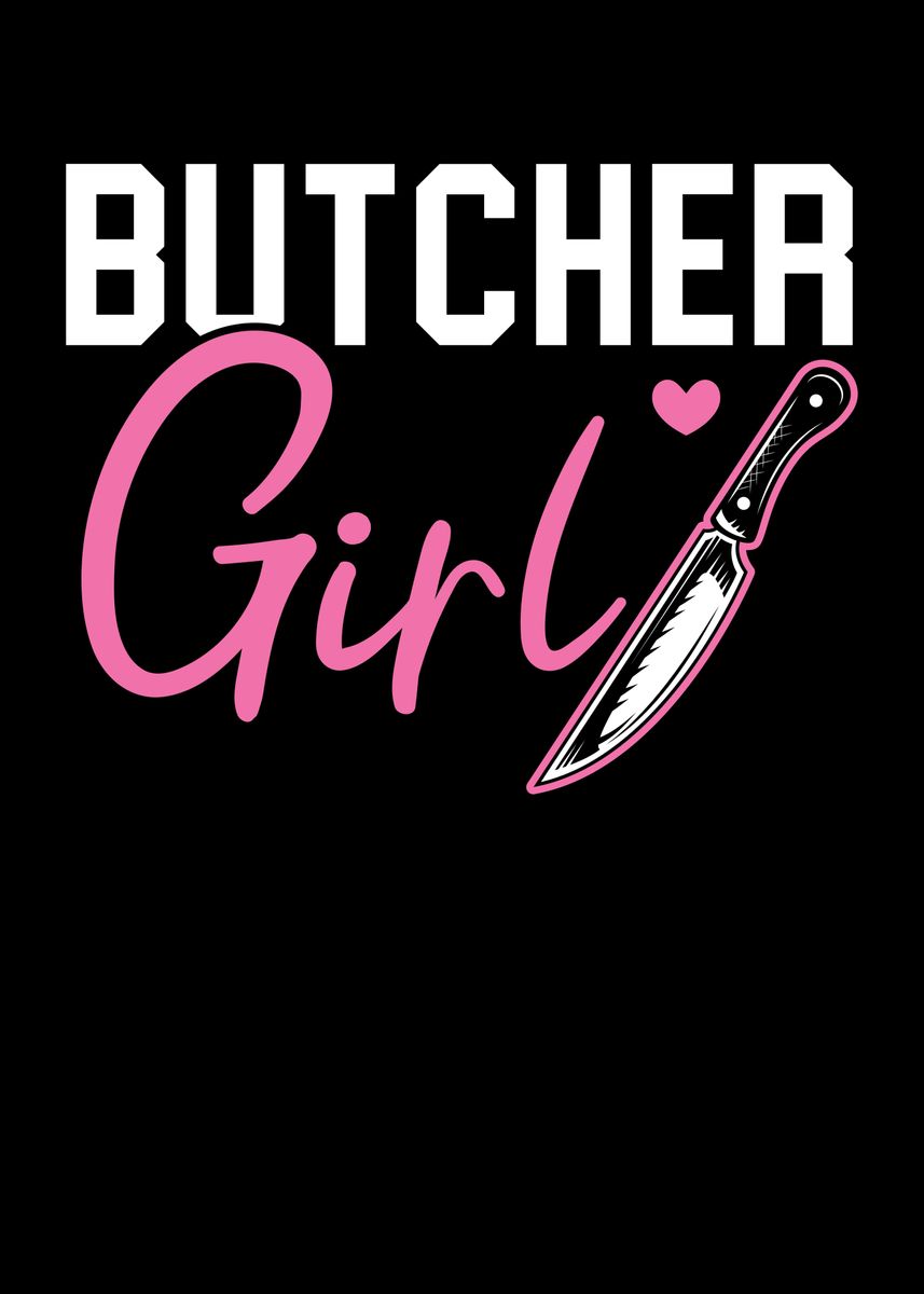 'Butcher Sayings Butchery' Poster, picture, metal print, paint by NAO ...