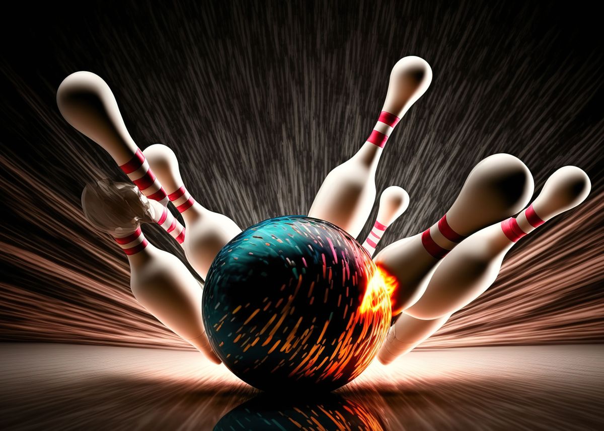 'bowling' Poster by NeoRowe | Displate