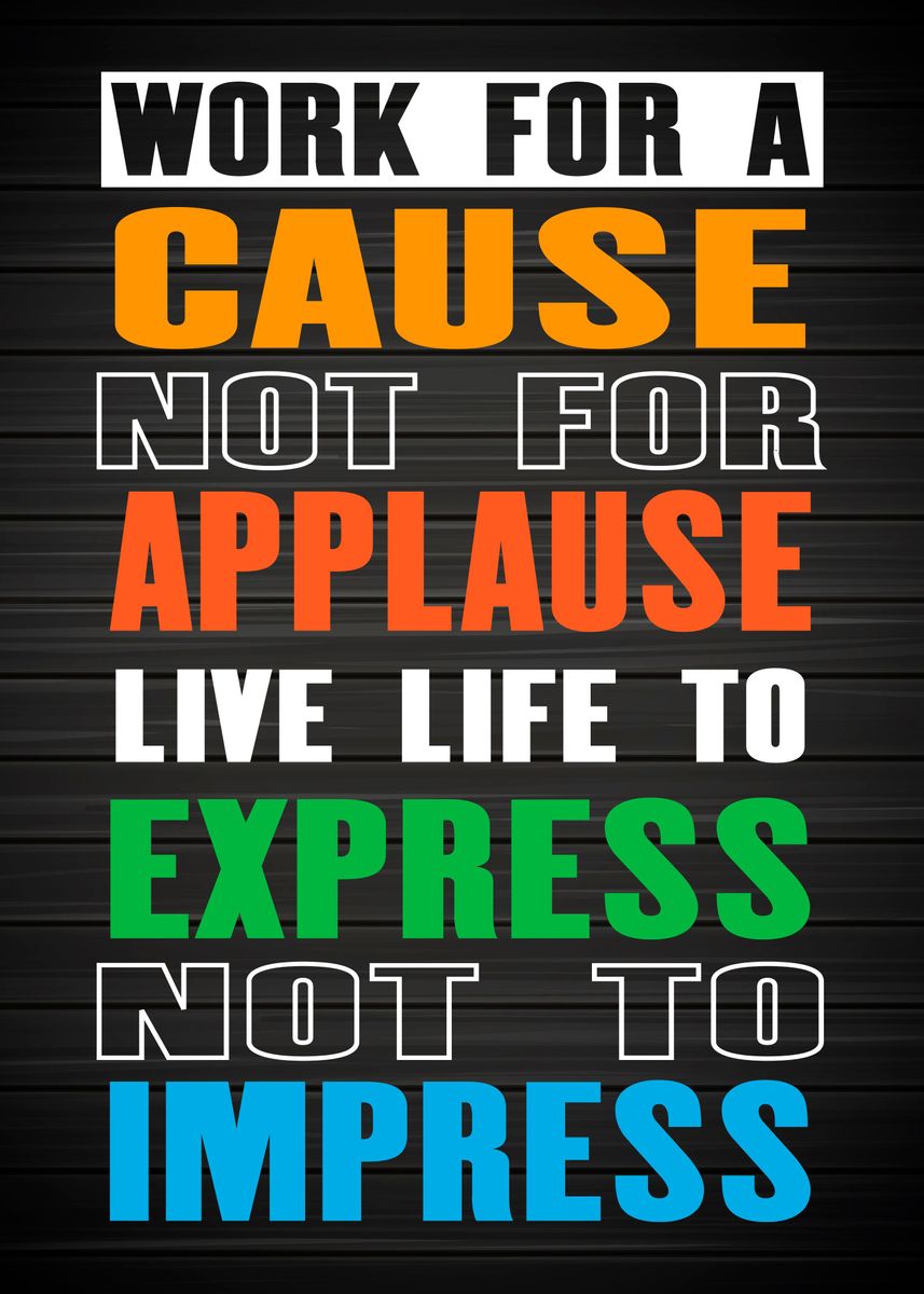 'Encourages to Focus' Poster by VisionTrend | Displate