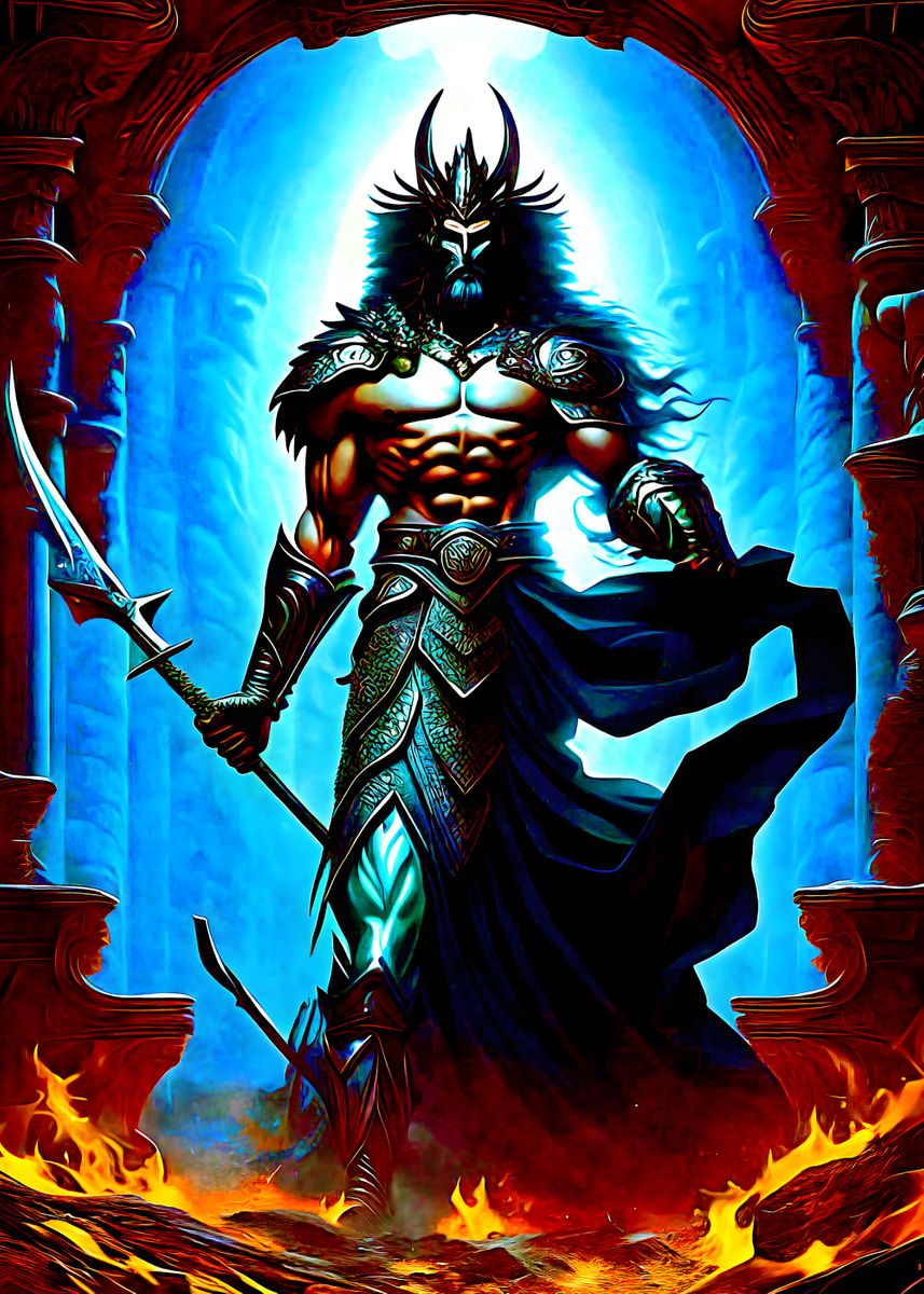 'Hades' Poster, picture, metal print, paint by Marek Czelejewski | Displate