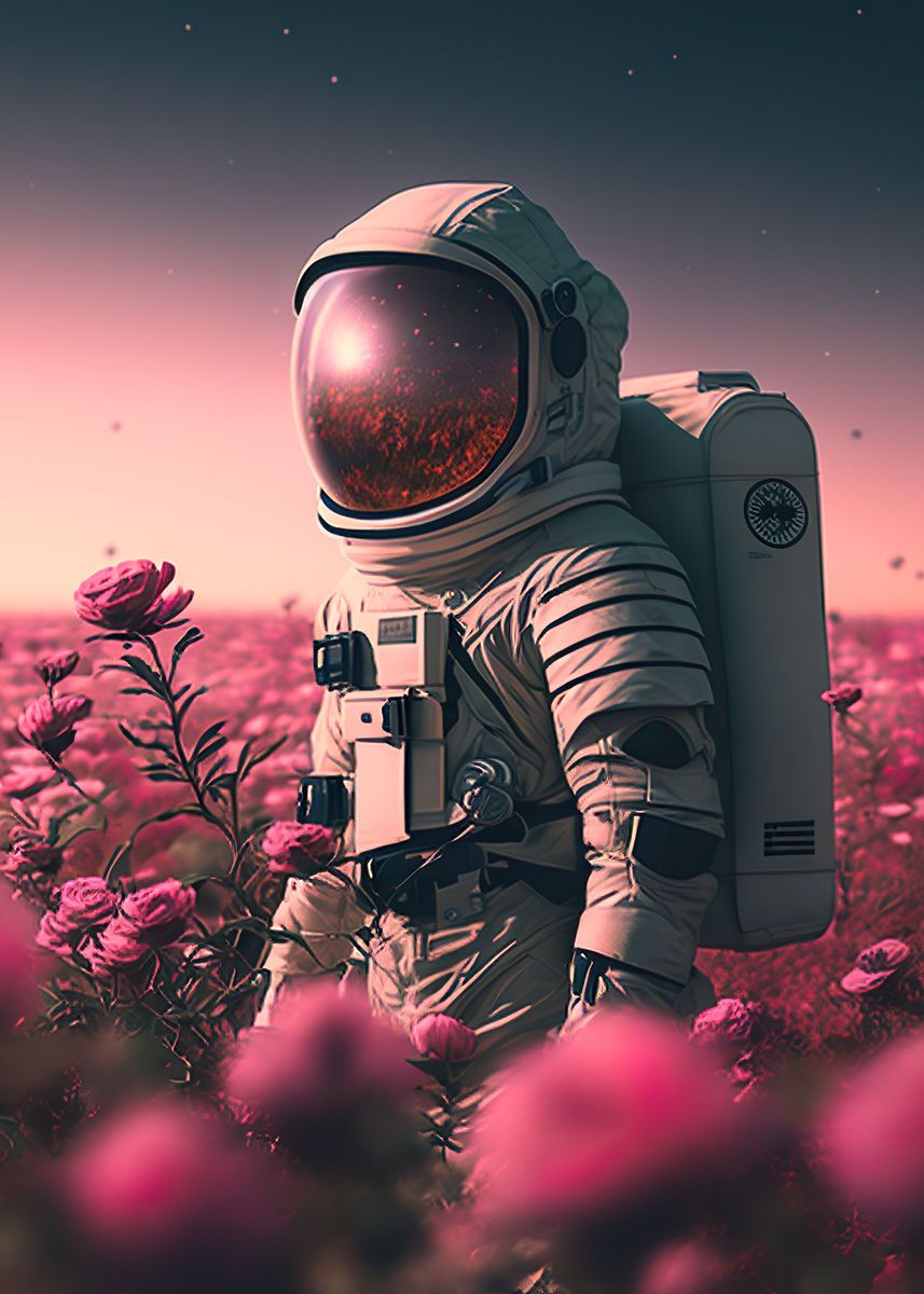 'Cosmic Explorer' Poster, picture, metal print, paint by TESSERACT 07 ...