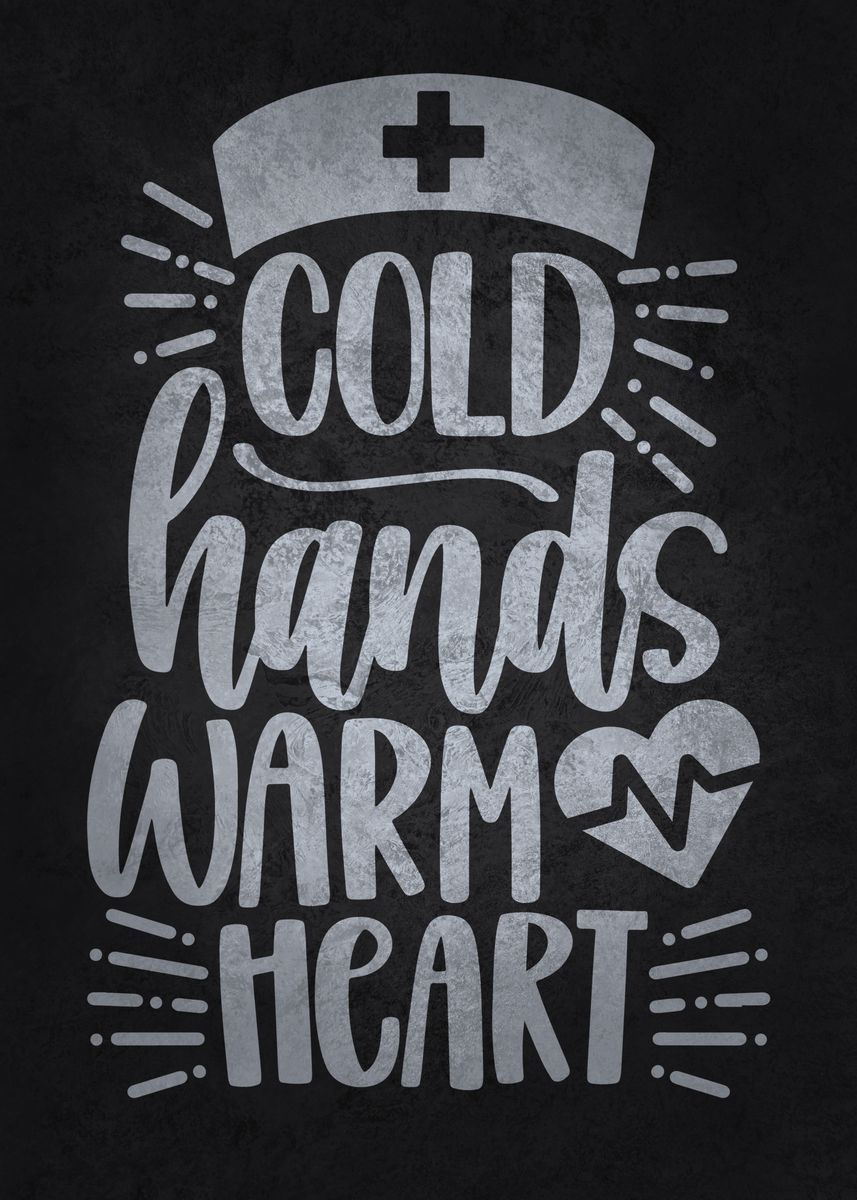'Cold Hands Warm Heart' Poster, picture, metal print, paint by GOHAN ...