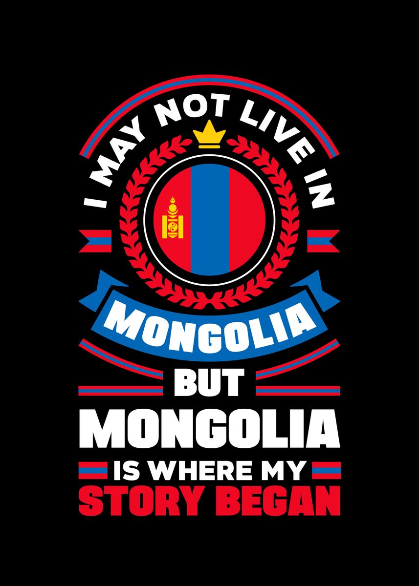'Mongolian Mongolia' Poster, picture, metal print, paint by Andrew ...
