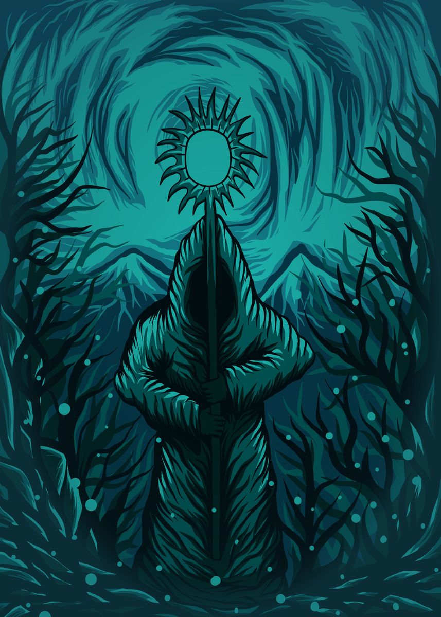 'Witch magic power' Poster, picture, metal print, paint by andypp ...