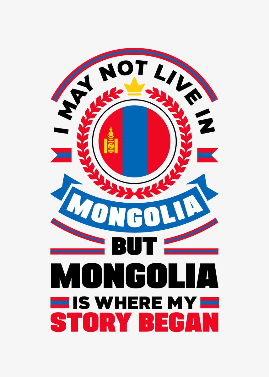 'Mongolian Mongolia' Poster, picture, metal print, paint by Andrew ...