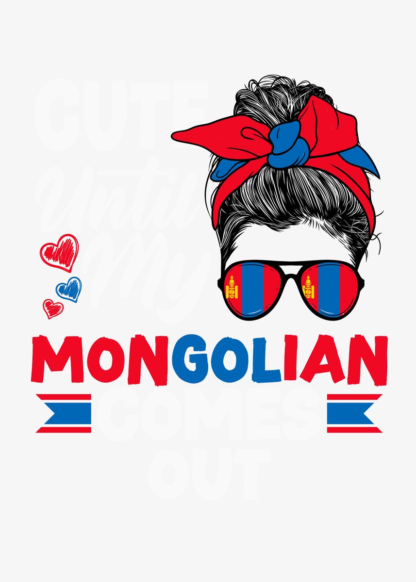 'Mongolian Mongolia' Poster, picture, metal print, paint by Andrew ...