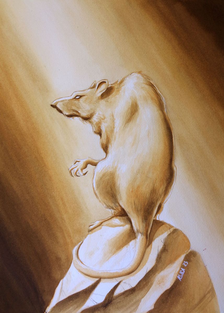 'Infest Rat' Poster, picture, metal print, paint by Alessandro Sireus ...