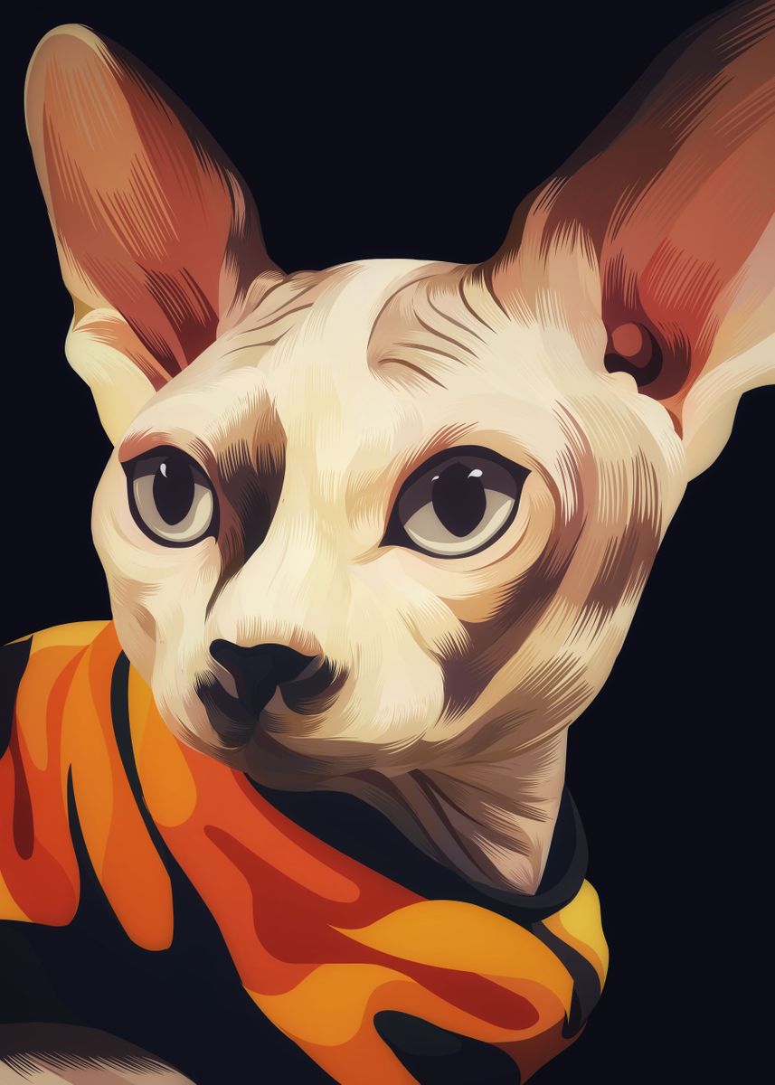 'Spinix' Poster, picture, metal print, paint by Muh Aslan | Displate