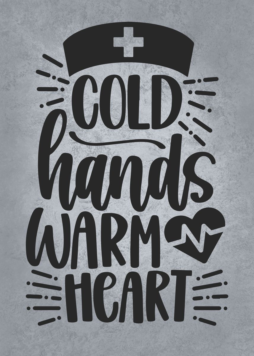 'Cold Hands Warm Heart' Poster, picture, metal print, paint by GOHAN ...