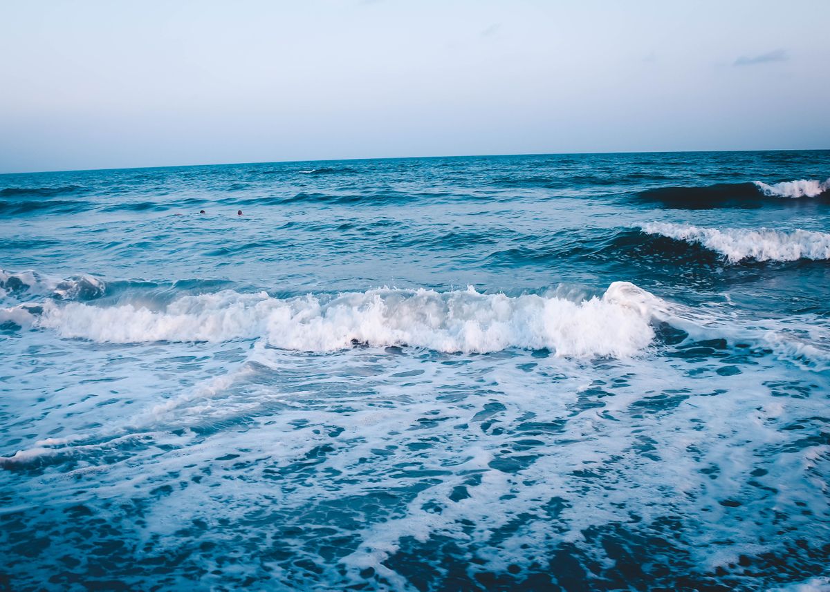 'Wave upon ocean wave' Poster by Michael Deemer | Displate