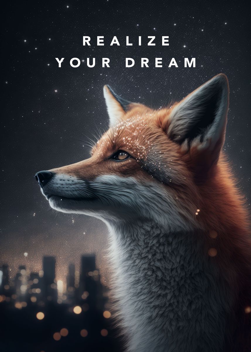 'Realize Your Dream' Poster, picture, metal print, paint by Zenzdesign ...