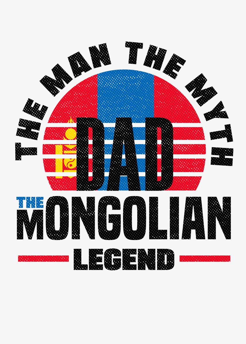 'Mongolian Mongolia' Poster, picture, metal print, paint by Andrew ...