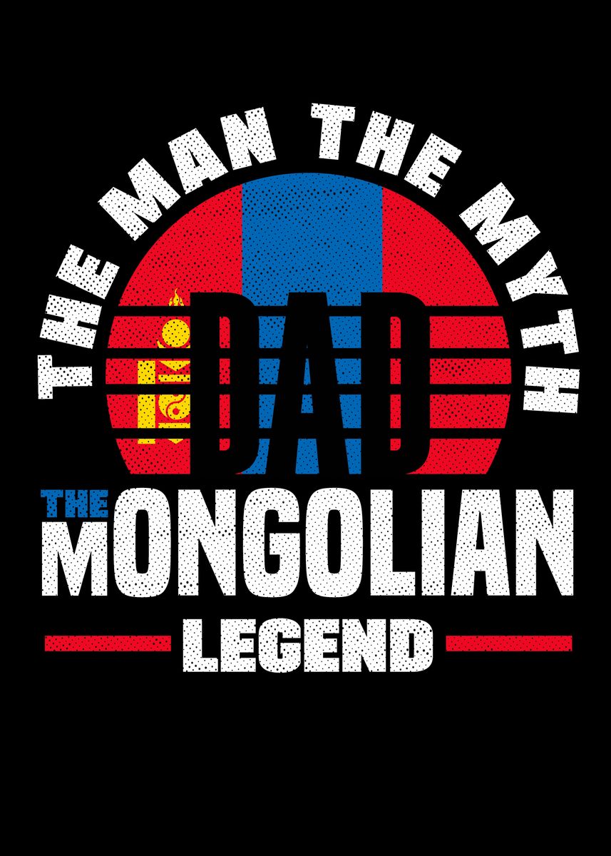'Mongolian Mongolia' Poster by Andrew | Displate