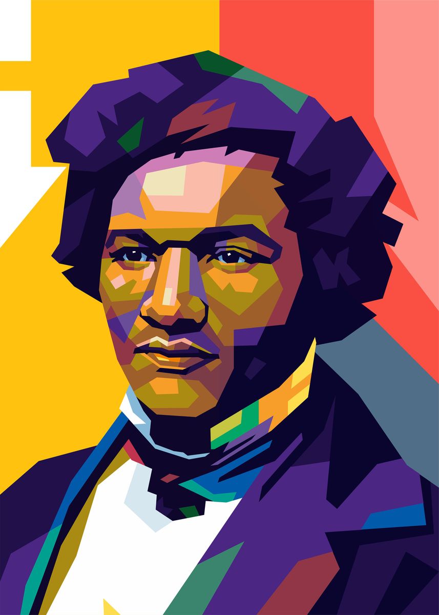 'Frederick Douglass' Poster, picture, metal print, paint by Erick Sato ...