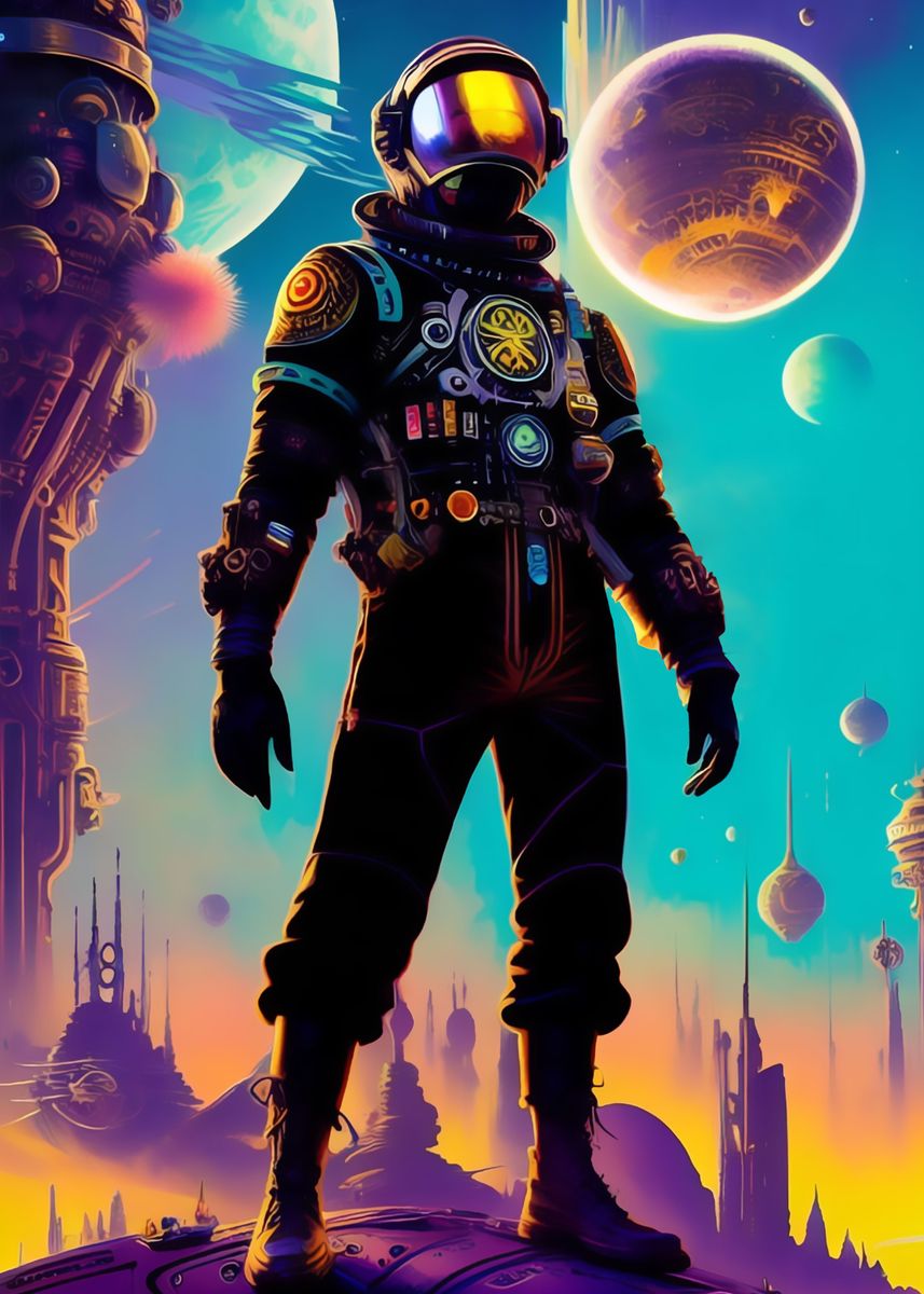 'Explorer' Poster, picture, metal print, paint by NDVision | Displate