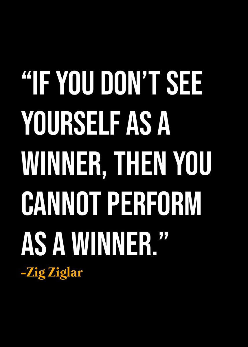 'Zig Ziglar ' Poster, picture, metal print, paint by KAZE | Displate