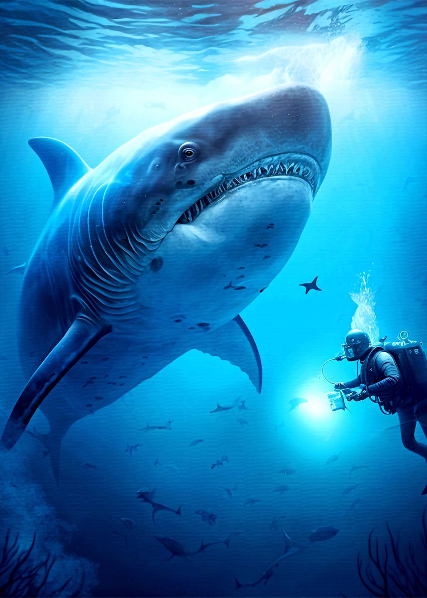 'Shark' Poster by bds land | Displate