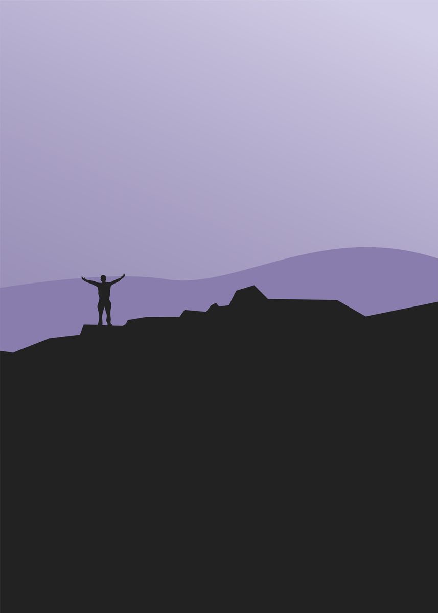 'beautiful view' Poster, picture, metal print, paint by Ratna Mutia ...