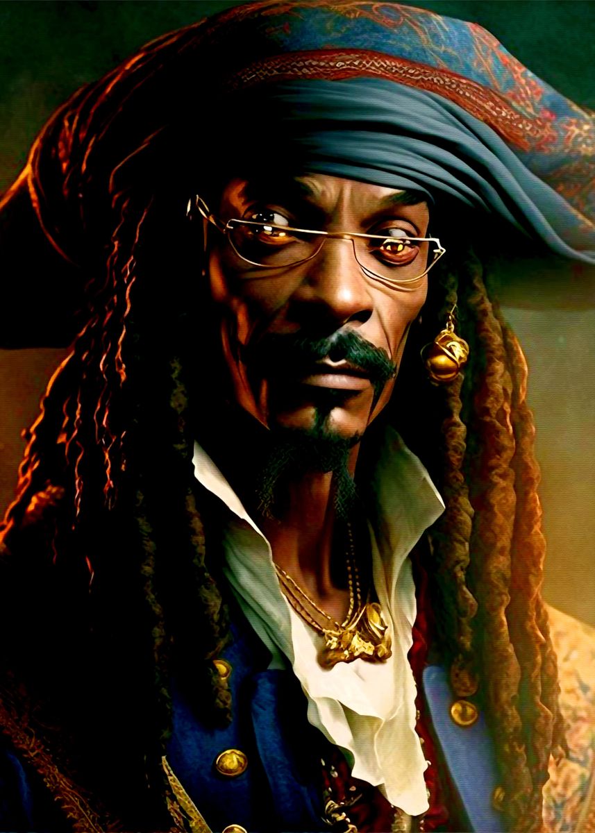 'Pirate Captain' Poster, picture, metal print, paint by vincen pham ...
