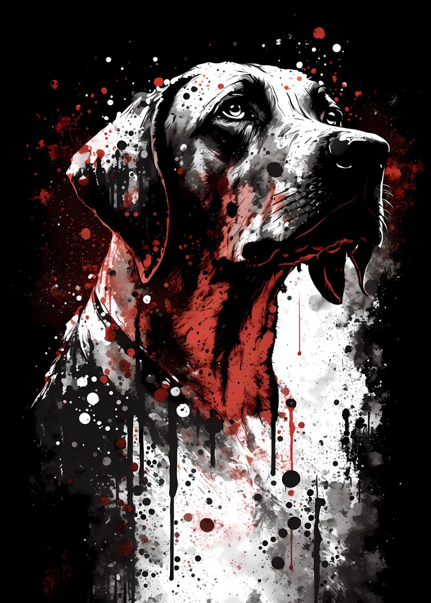 'Rhodesian Ridgeback' Poster, picture, metal print, paint by ...