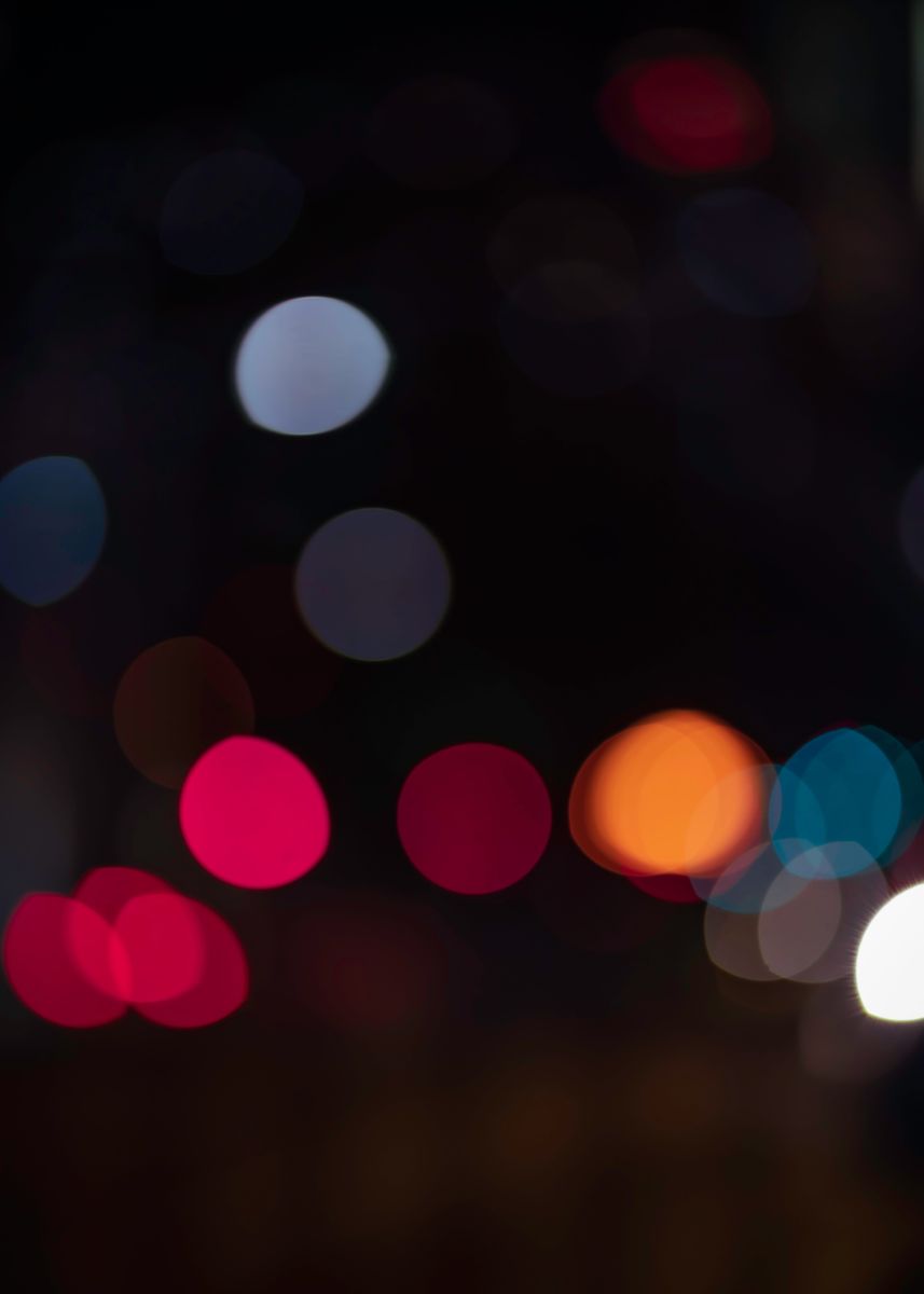 'minimalistic color light' Poster, picture, metal print, paint by ...