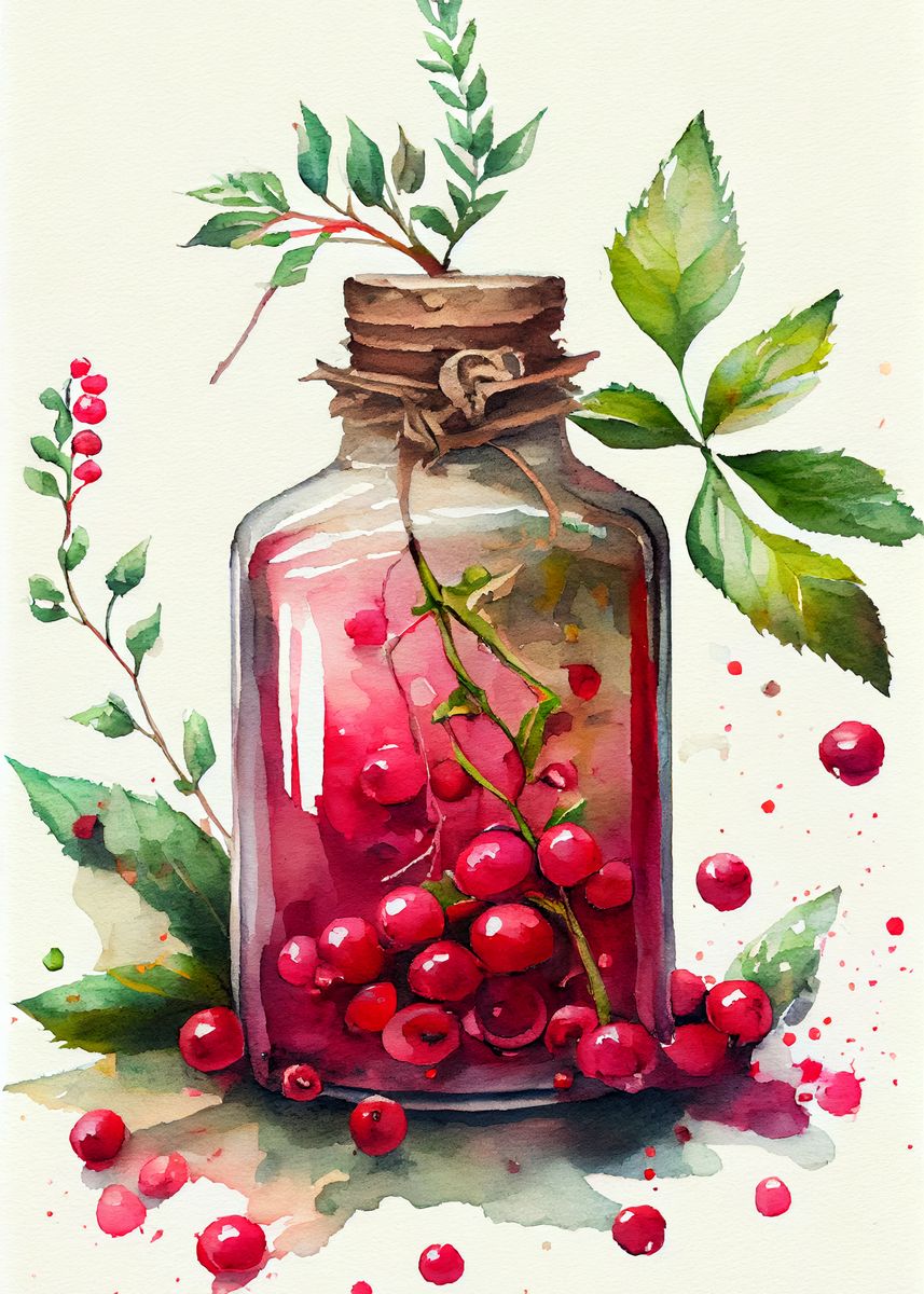 'Cranberry' Poster by Andrijano | Displate
