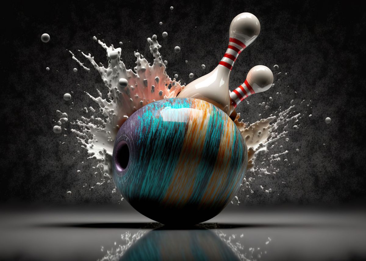 'bowling' Poster by NeoRowe | Displate