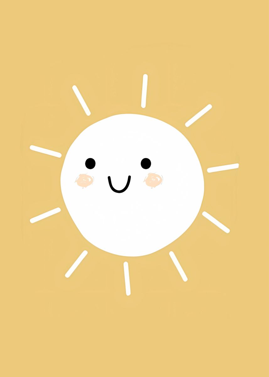 'Sun' Poster, picture, metal print, paint by Sky Creative | Displate