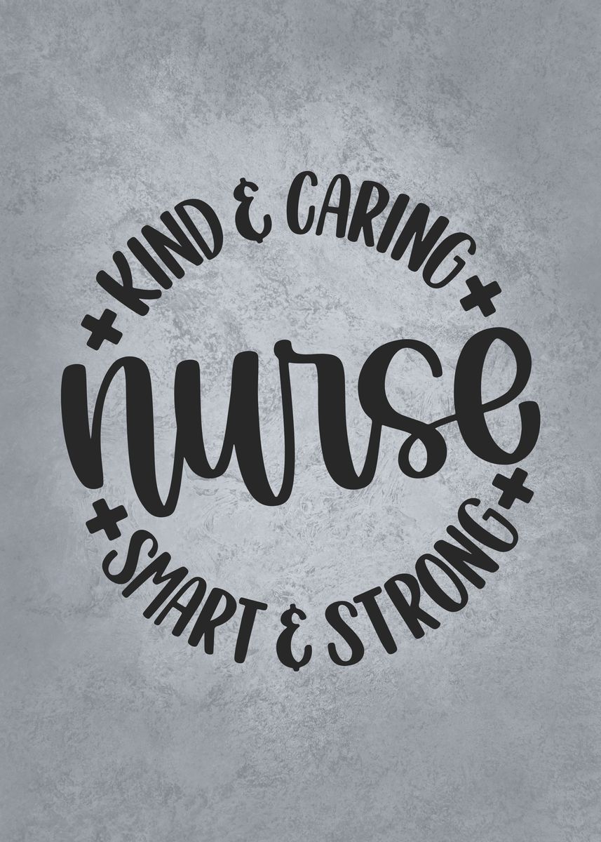 'Kind Caring Smart Strong' Poster by GOHAN | Displate