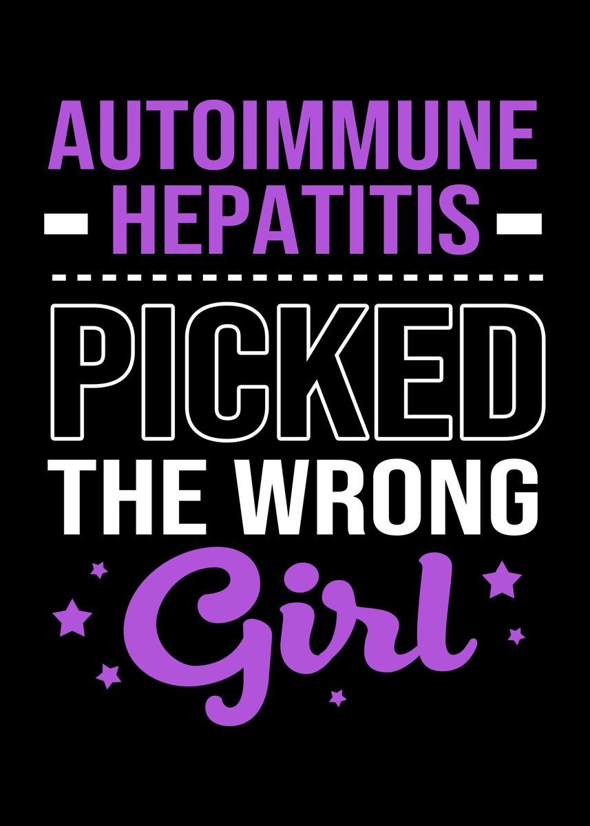 'Autoimmune Hepatitis' Poster, picture, metal print, paint by ...
