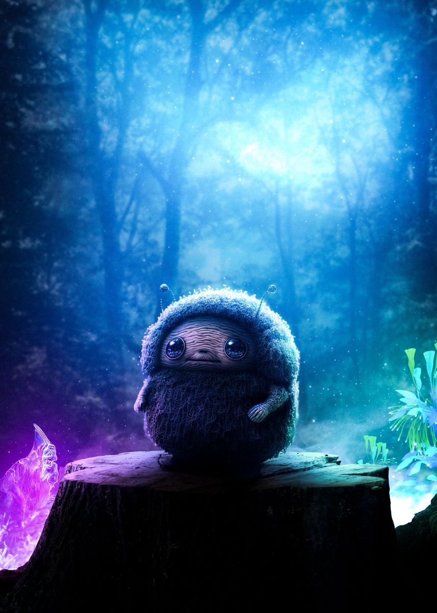 'The Scruffle' Poster, picture, metal print, paint by Mason | Displate