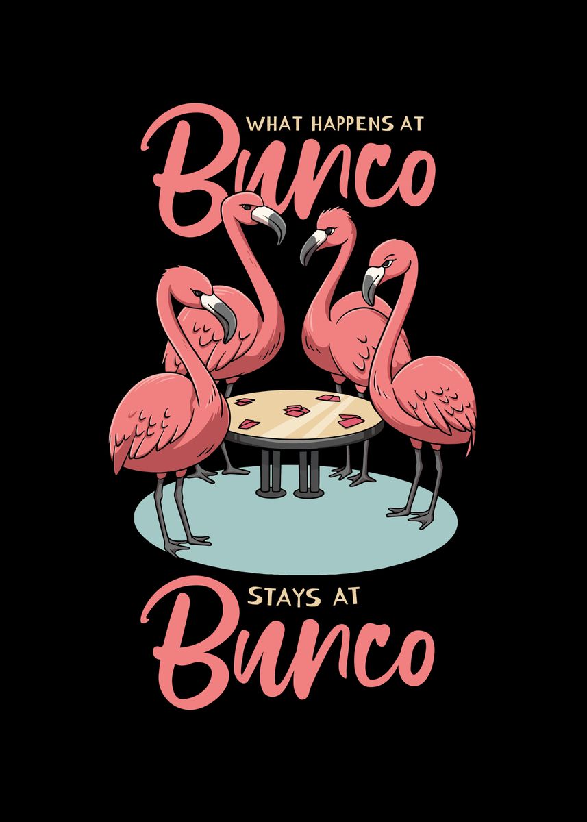 'Funny Bunco Joke Design' Poster, picture, metal print, paint by ...