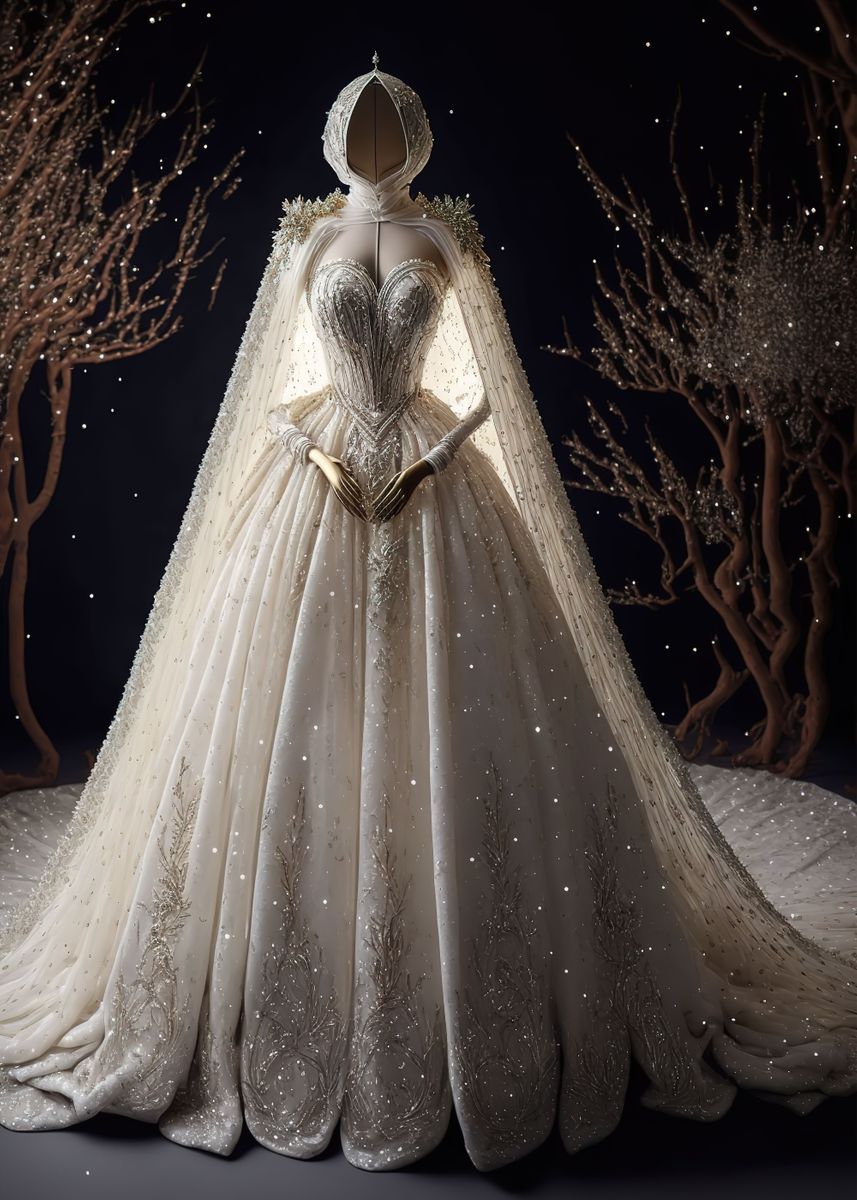 'wedding dress' Poster by Chloe Connelly | Displate