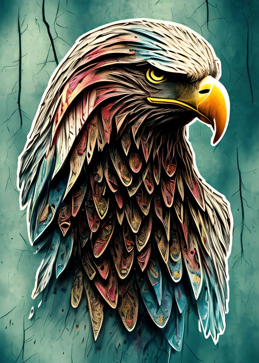 'Eagle Bird Animal' Poster by Max Ronn | Displate
