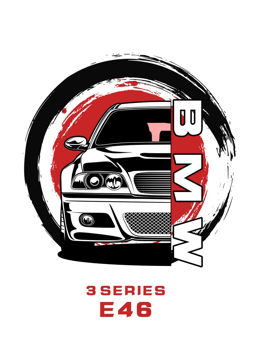 'BMW 3 Series' Poster, picture, metal print, paint by Faissal Thomas ...