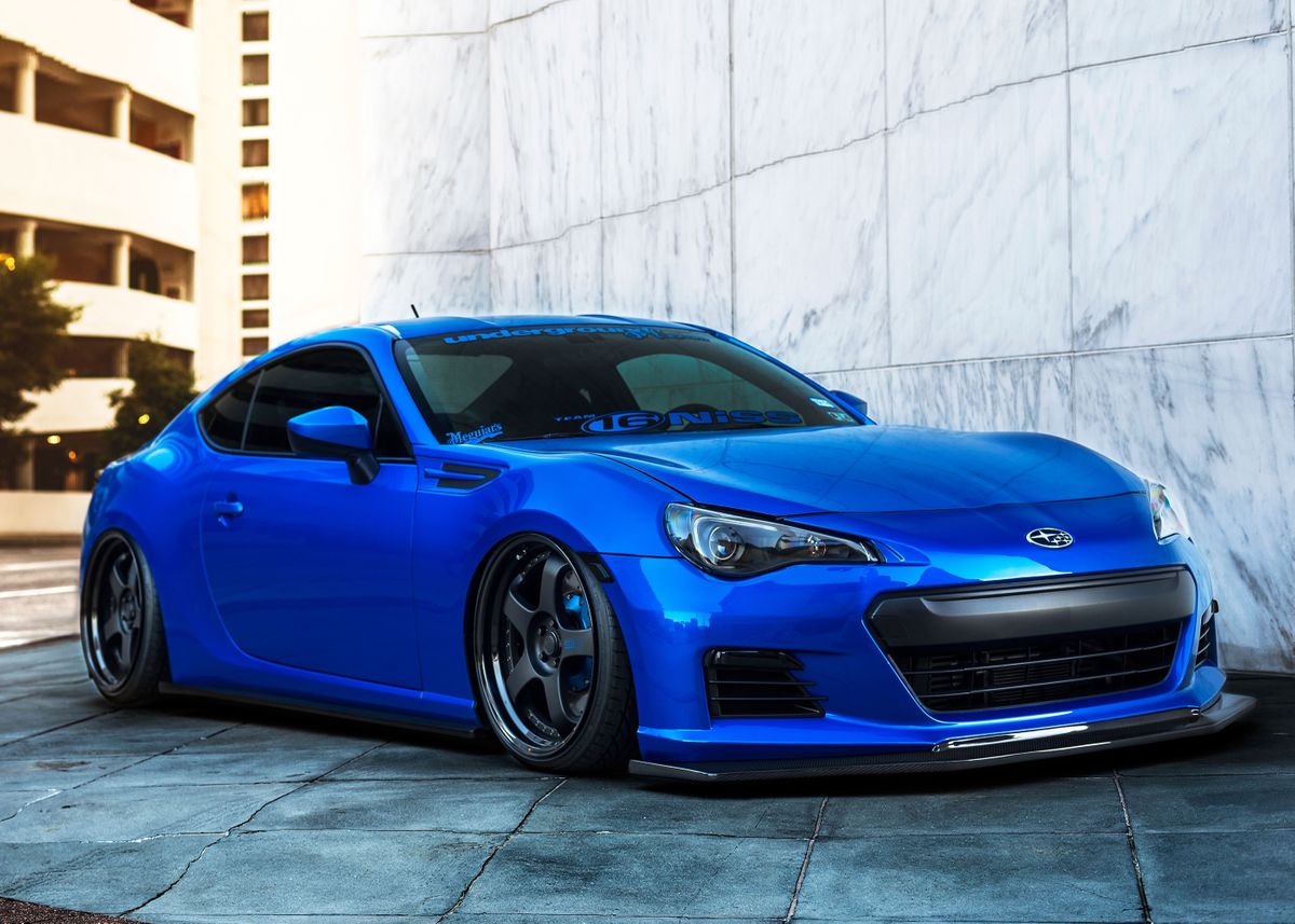 'subaru brz' Poster by Spot Cars | Displate