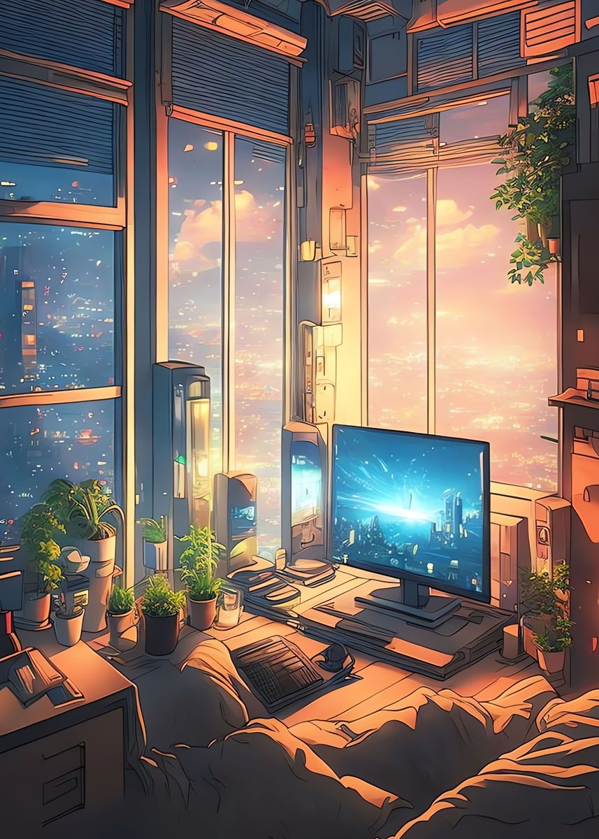 '1990s Bedroom Vintages' Poster, picture, metal print, paint by Alex ...