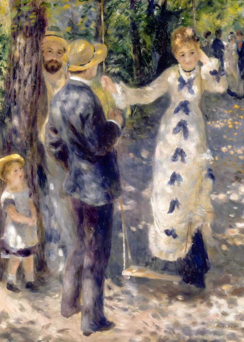 'Claude Monet The Swing' Poster, picture, metal print, paint by Vintage ...