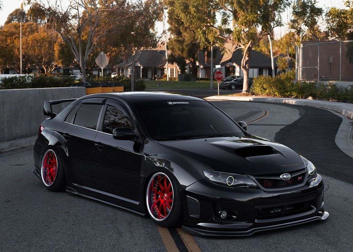 'subaru impreza wrx sti' Poster by Spot Cars | Displate