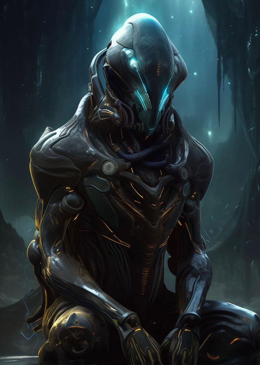 'Alien' Poster, picture, metal print, paint by Panther Blades | Displate