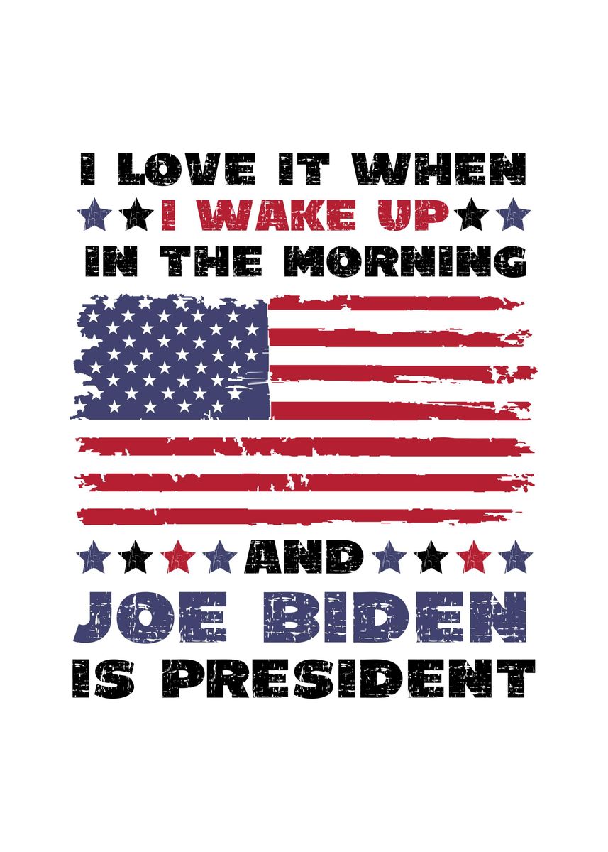 'Joe Biden' Poster, picture, metal print, paint by Sebastian Wünsche ...