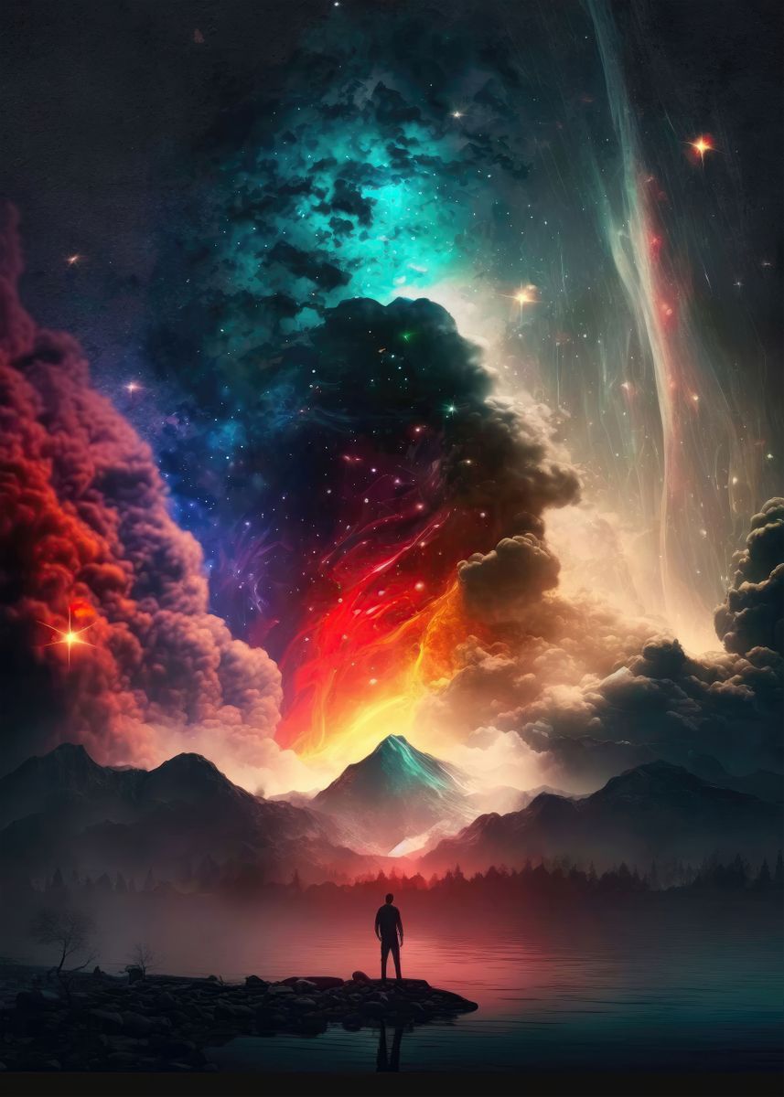 'Fantasy landscape' Poster, picture, metal print, paint by Digital Arts ...