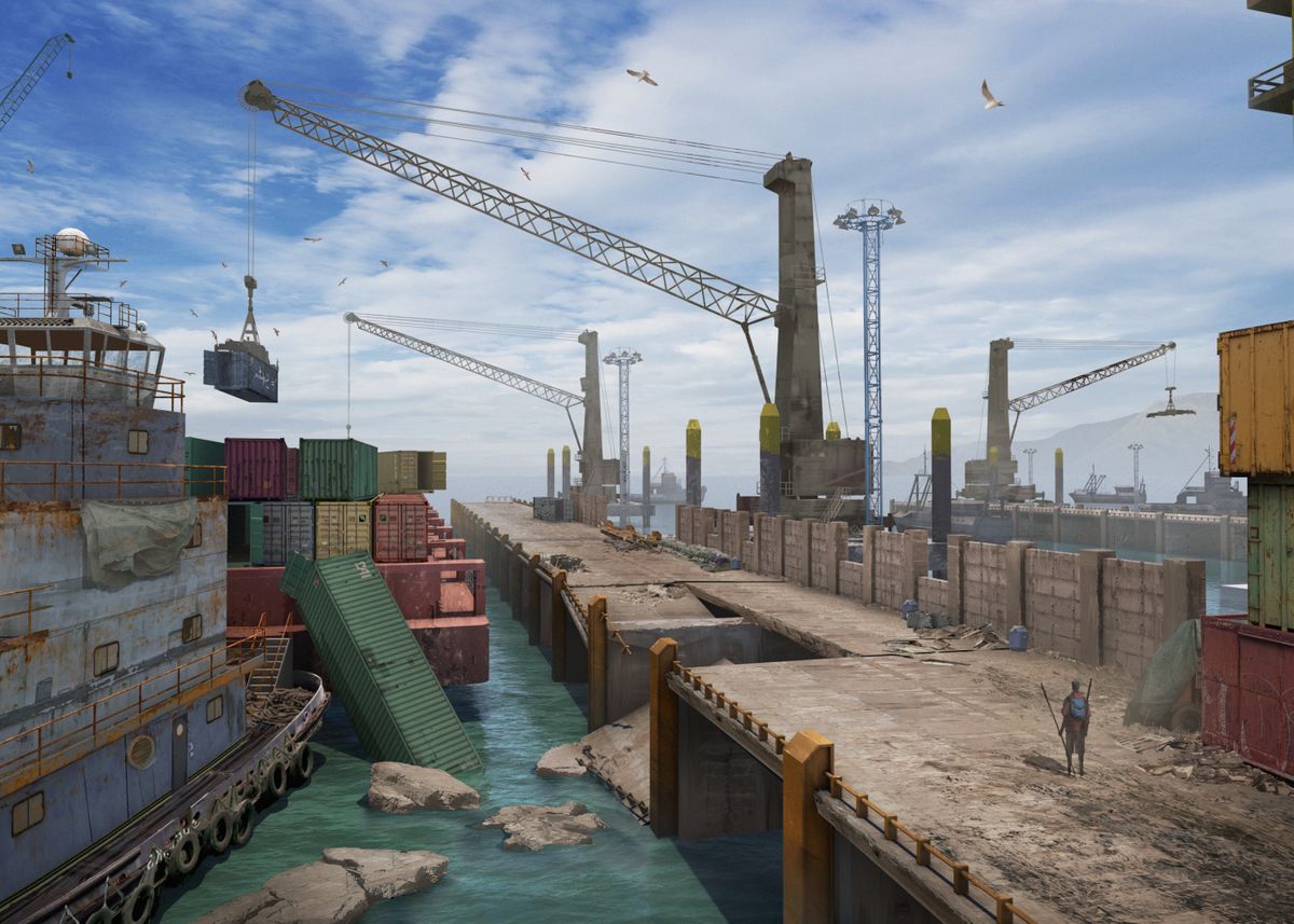 'Harbor' Poster by RustGame | Displate