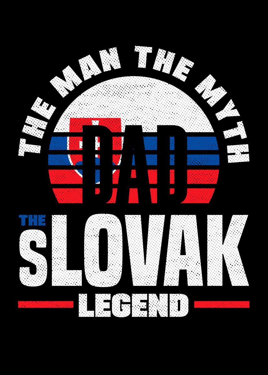 'Slovak Slovakia Slovak' Poster, picture, metal print, paint by Andrew ...
