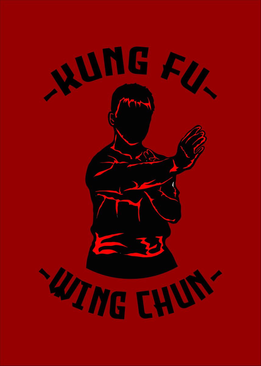 'Wing Chun' Poster, picture, metal print, paint by Trending Collections ...