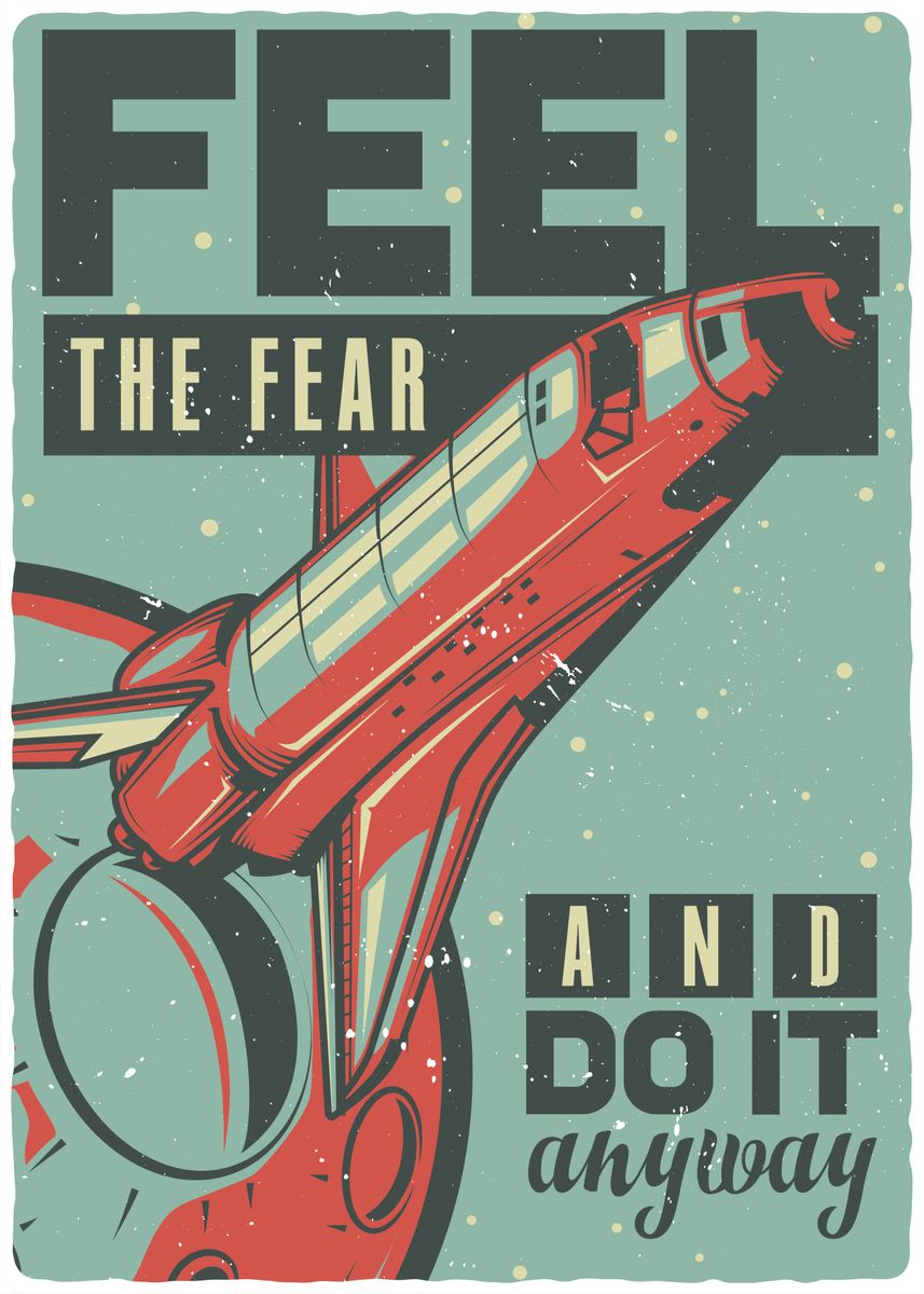 'Space Propaganda' Poster, picture, metal print, paint by Naso | Displate