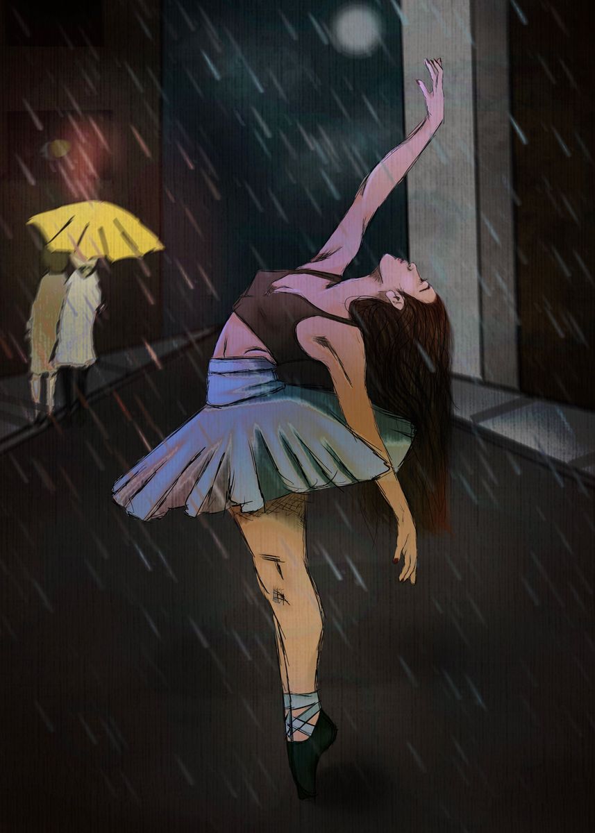 'Rain Dancer' Poster, picture, metal print, paint by Doodles By Clo ...
