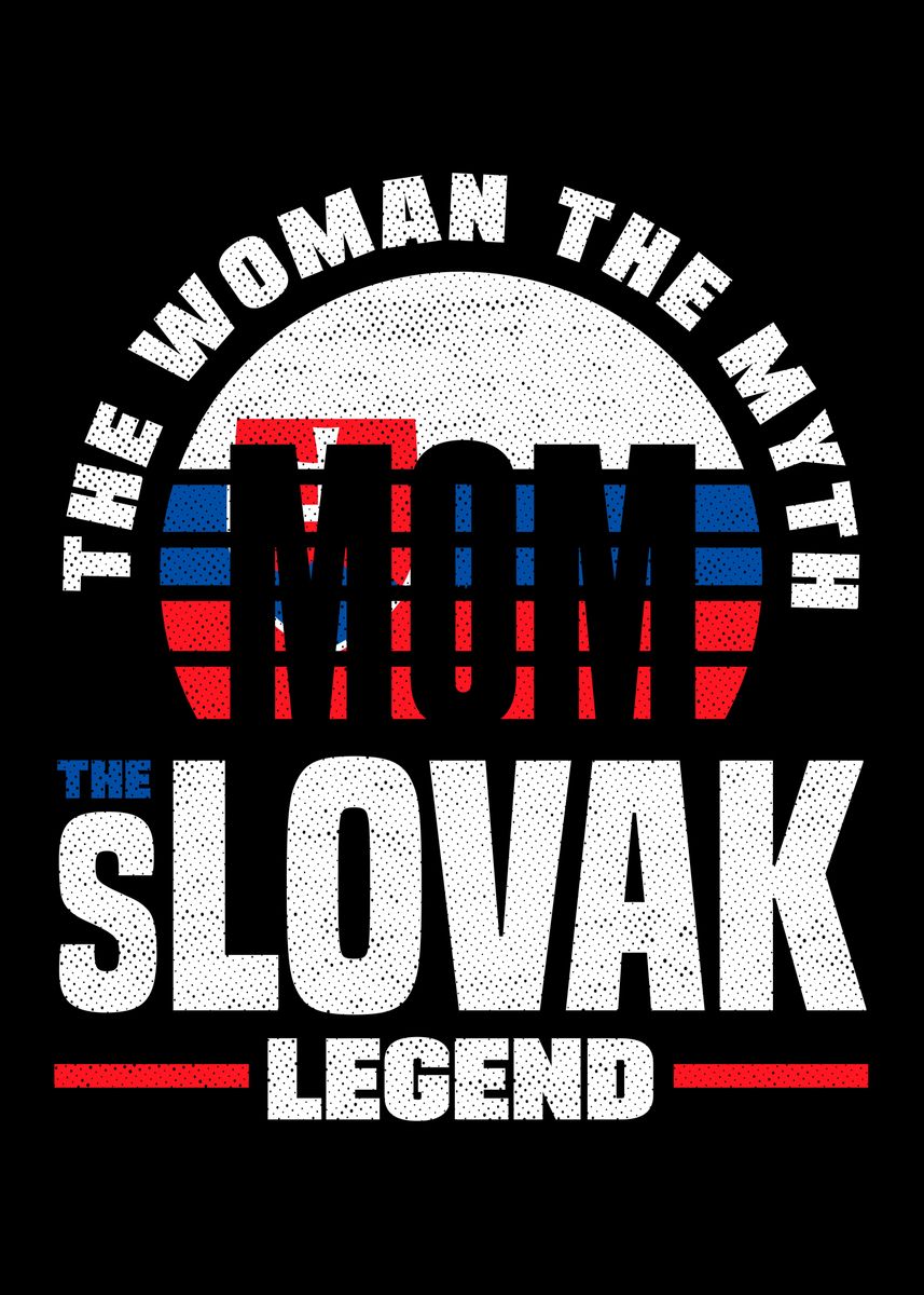 'Slovak Slovakia Slovak' Poster, picture, metal print, paint by Andrew ...