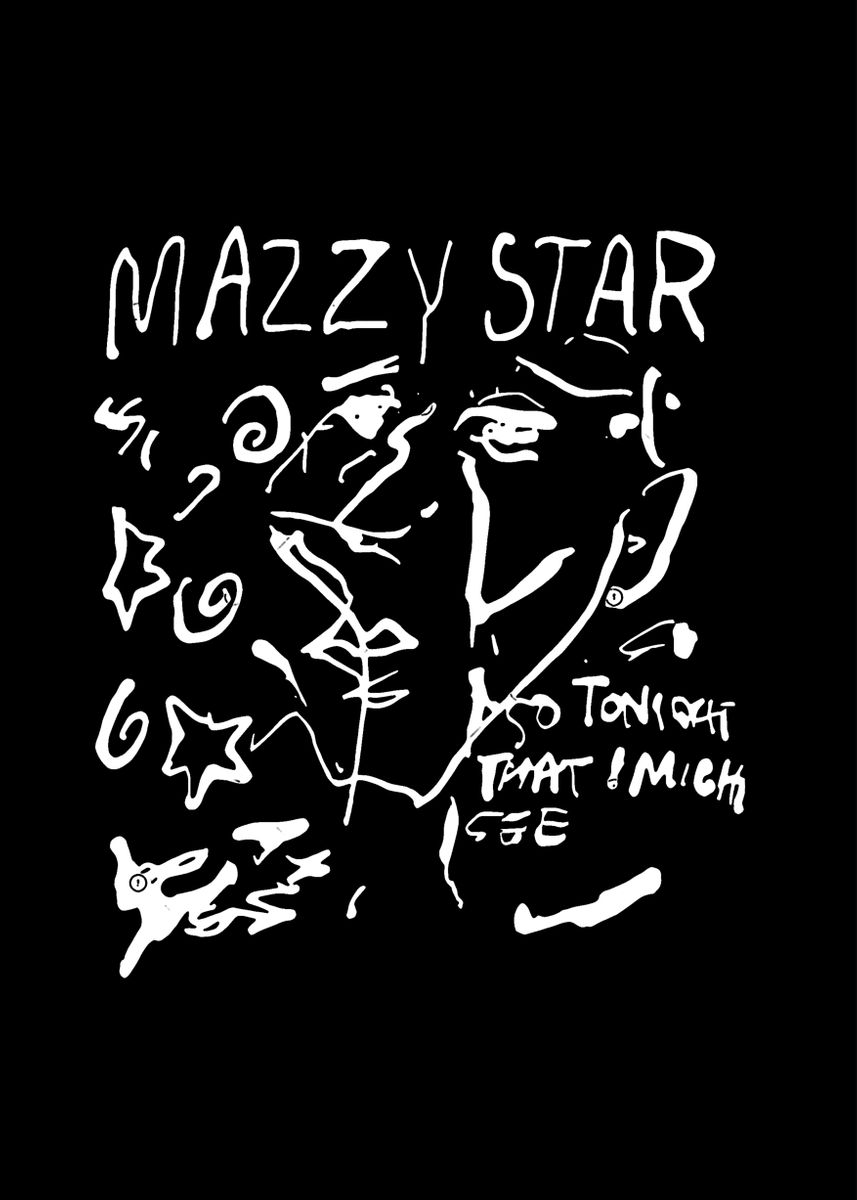 'Mazzy Star' Poster, picture, metal print, paint by Sky Creative | Displate